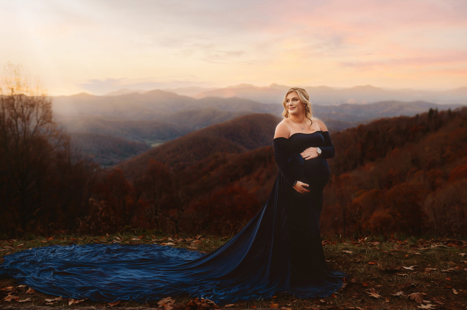 Fall Maternity Photos Asheville | Asheville Family Photography